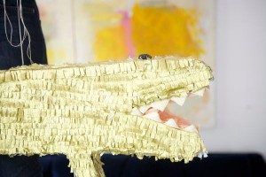 How to Make a Golden Alligator Pinata