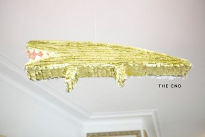 How to Make a Golden Alligator Pinata