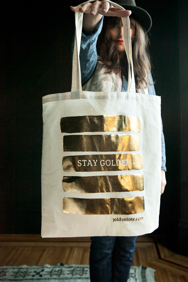 Golden Tote Christmas Gifts