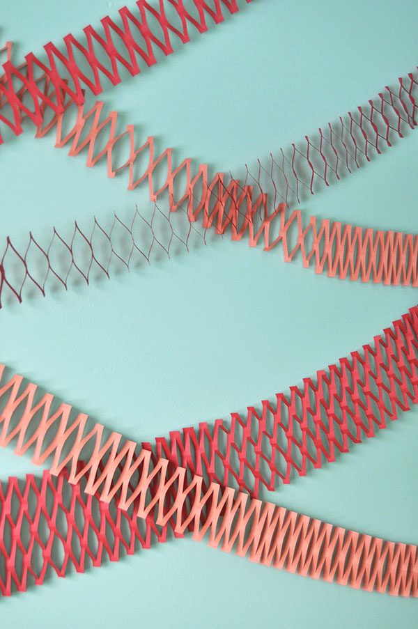Paper Net Garland DIY