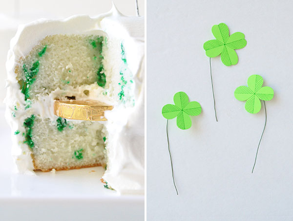 Shamrock Money Cakes