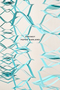 Springy Paper Garland DIY