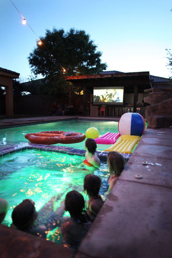 Pool Party Movie Night