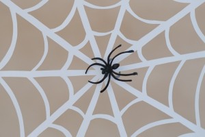 Spider Web Cake Topper DIY