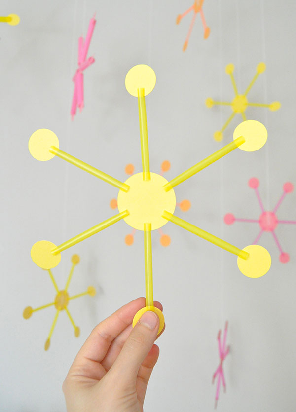 Mid Century Straw Decor