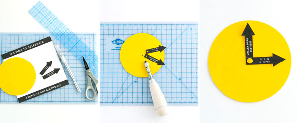 Party Clock Invitation DIY