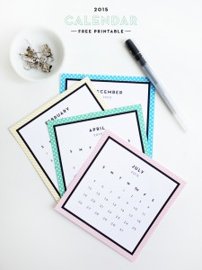 Printable 2015 Calendar