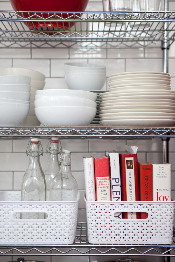 6 Tips for Open Shelf Organization