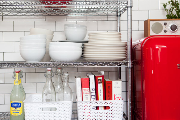 6 Tips for Open Shelf Organization