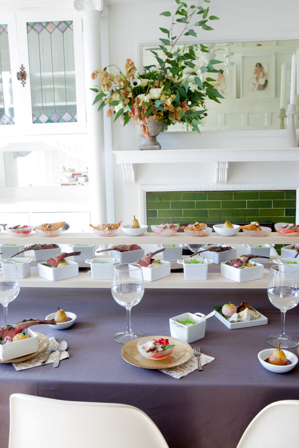 Holiday Dinner Party with Mini Food