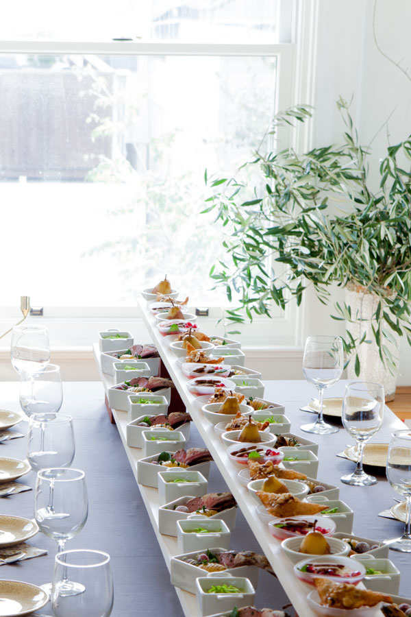 Holiday Dinner Party with Mini Food