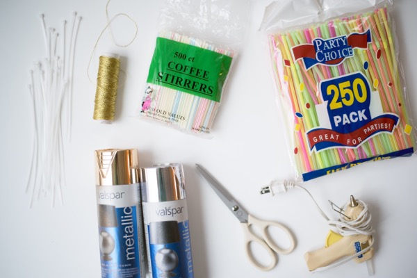 New Year’s Straw Starburst Garland DIY | Oh Happy Day! | Bloglovin’