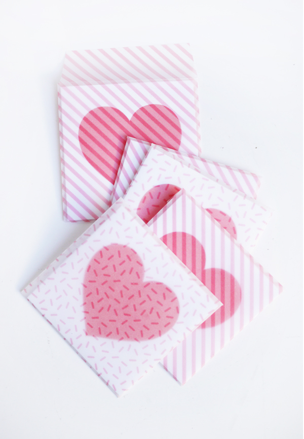 Last Minute Printable Valentine Cards & Envelopes