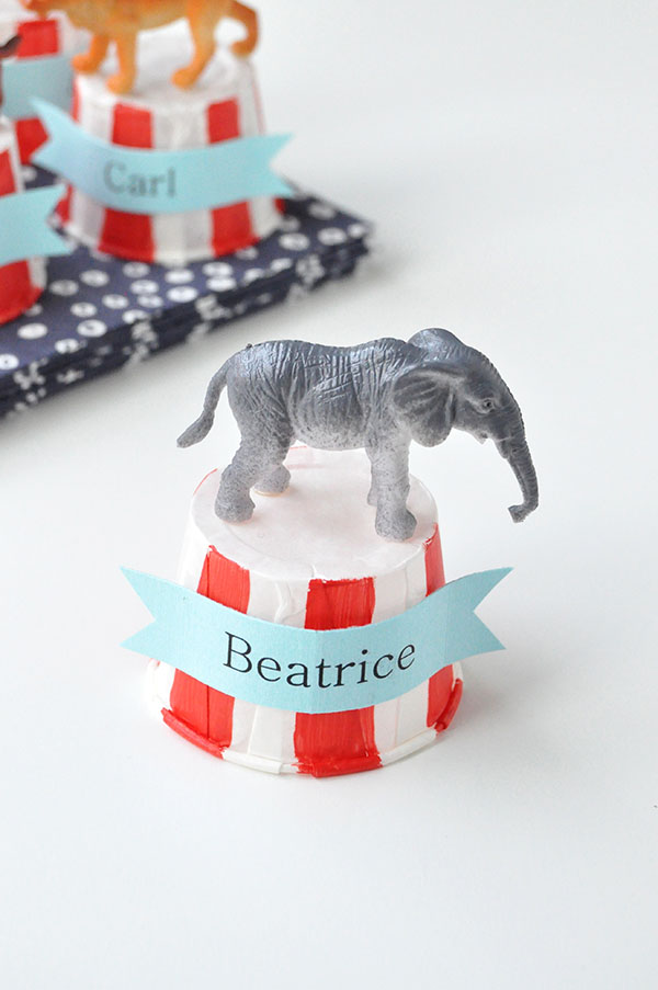 Circus Place Cards
