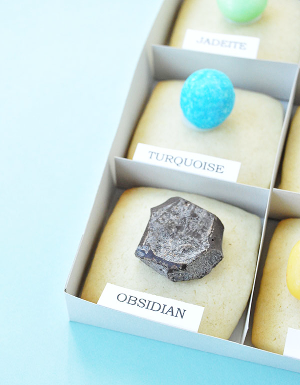 DIY Rock & Mineral Cookies