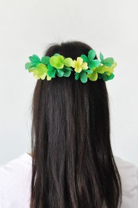 St Patrick’s Day Clover Crown