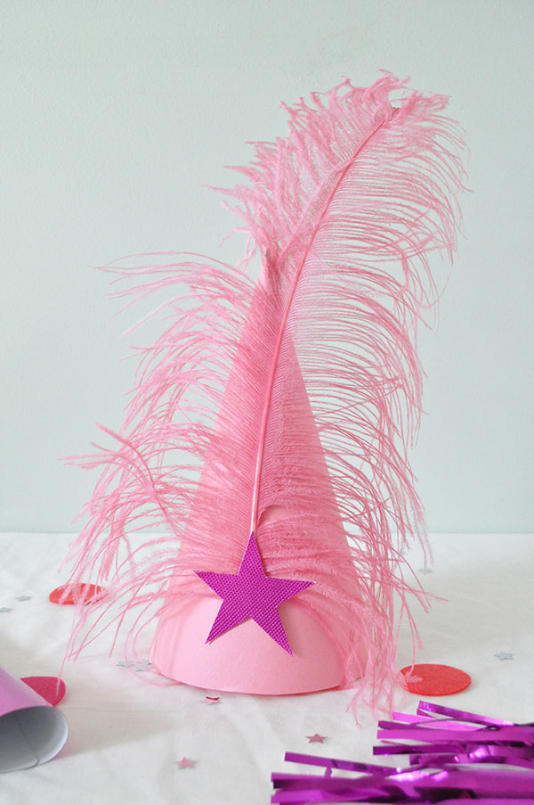 Majorette Party Hats DIY